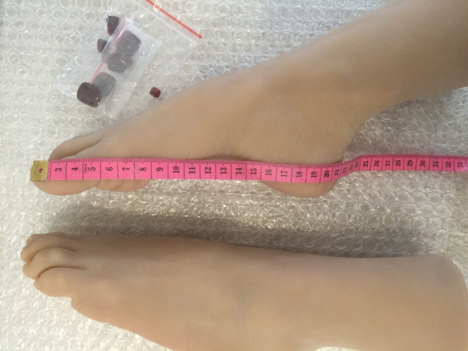 Female Feet Simulation Model Soft Silicone Lifelike Foot - EDCbrass.com ...